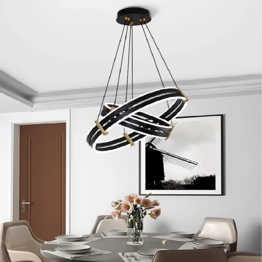 Luxury Three Ring Design Chandelier - ChicksLoft
