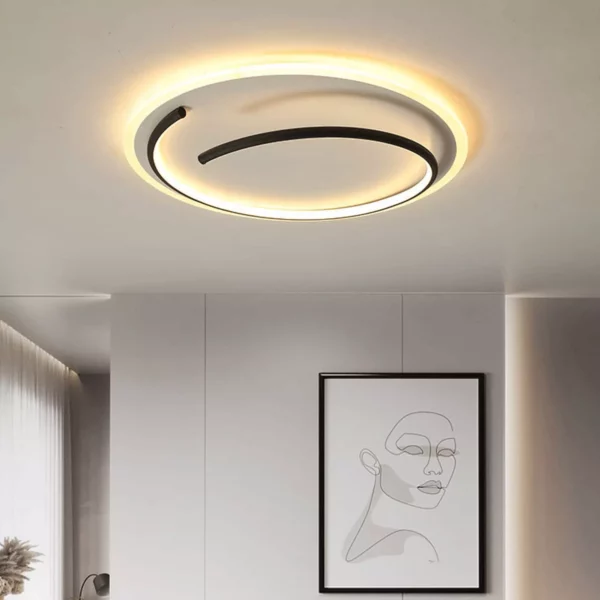 Modern Round Ring Ceiling Lamp | chicksloft