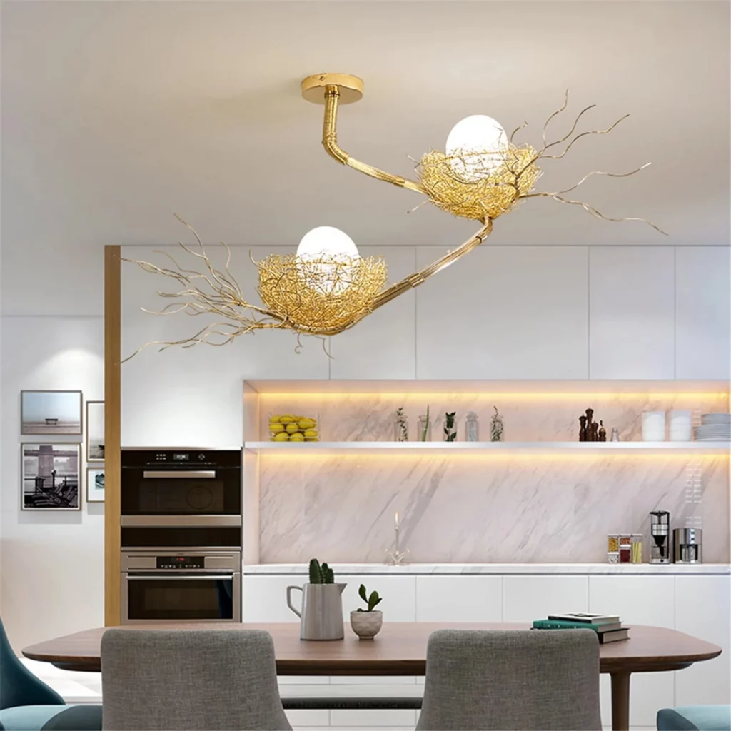 Bird’s Nest Design Ceiling Light - ChicksLoft