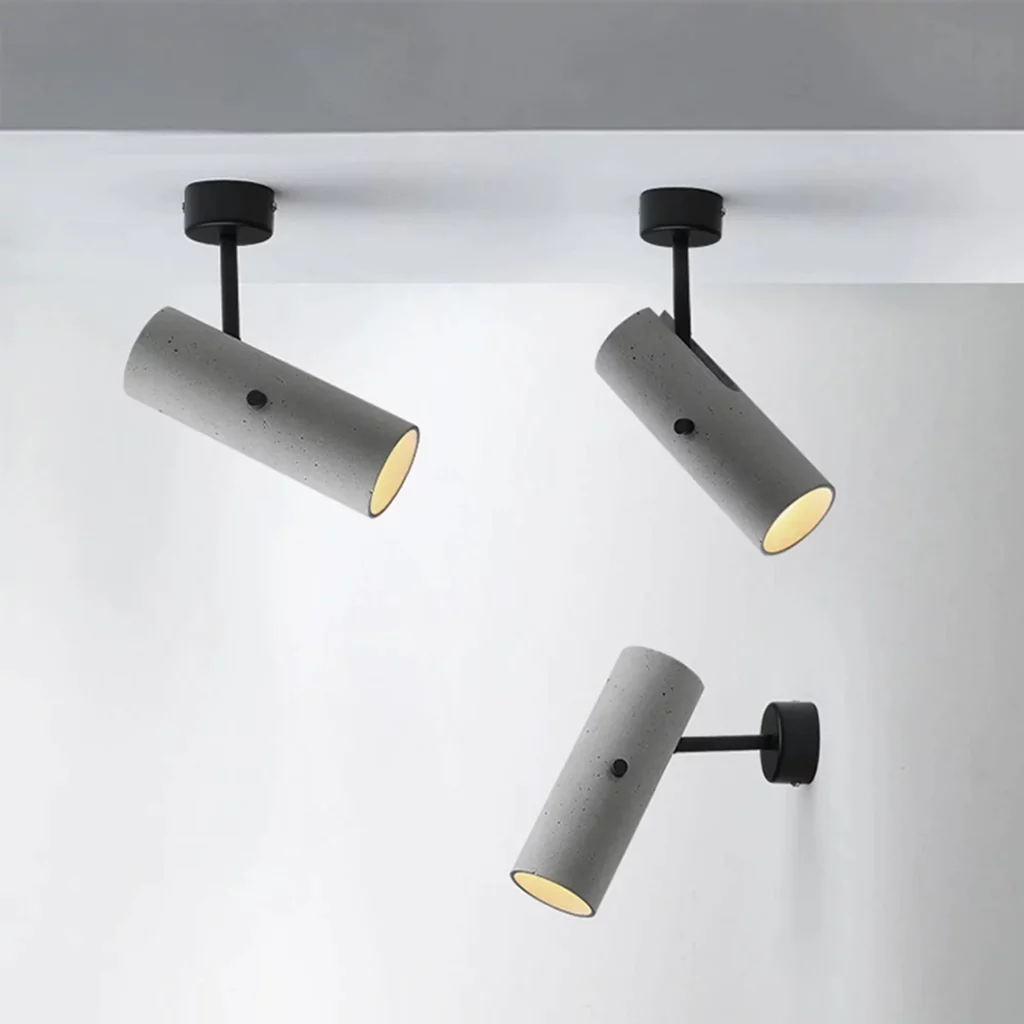 Dark Gray Adjustable Spotlight Ceiling Lamp | ChicksLoft